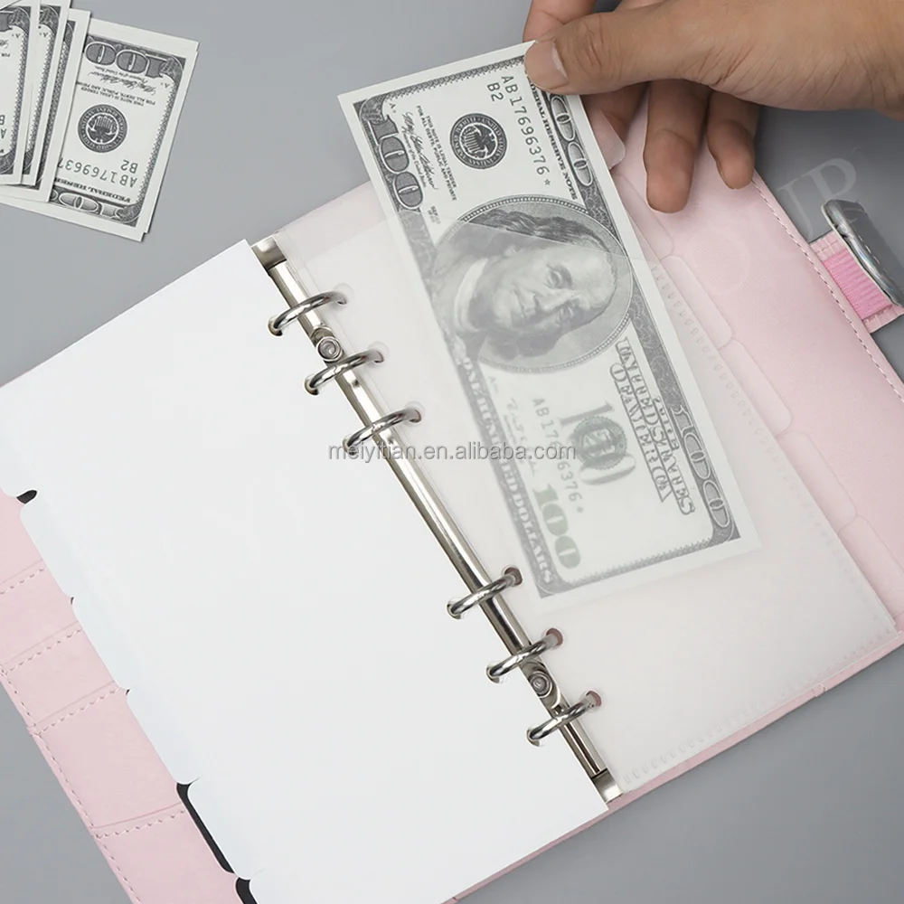 Custom Pp Cash Envelopes Dividers Zipless Wallet Money Envelopes Budget ...