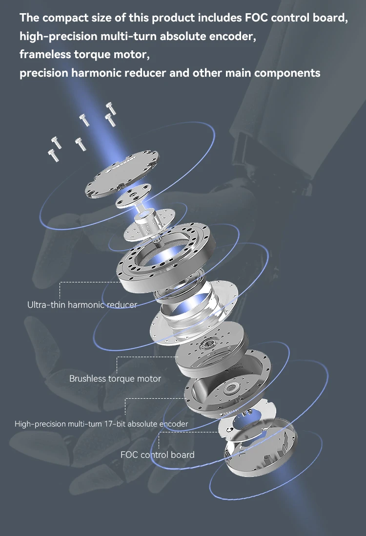 Exoskeleton Joint Actuator Robot Arm Servo Motor for Medical and Industrial Use