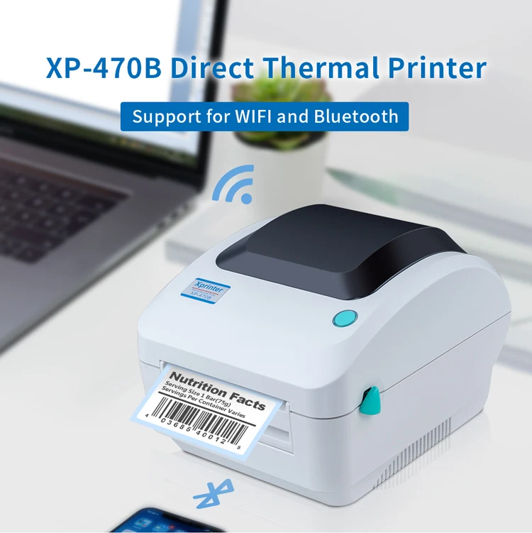 Xprinter XP-470B Label Printer - 152mm/s Thermal Barcode Printer