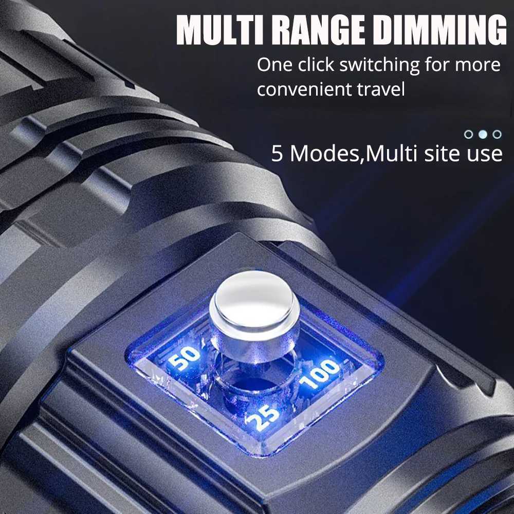 Helius LED Flashlight - Powerful, Rechargeable Emergency Light