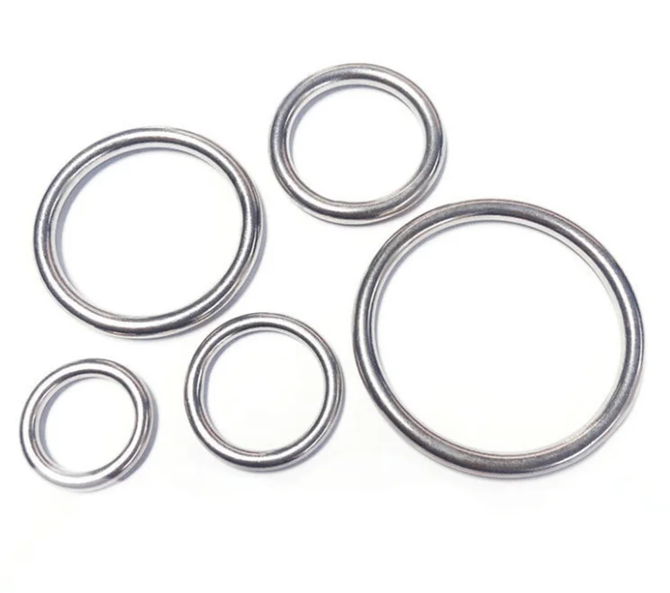 Factory Custom Size Metal Ring For Dog Bag Seamless Welding Round Ring ...