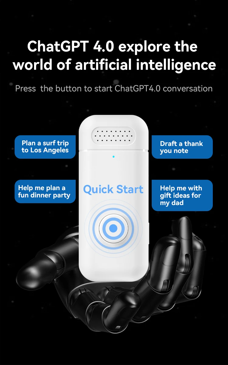 Chatgpt 4 Wireless Small Translating Studio Lavalier Microphone With ...