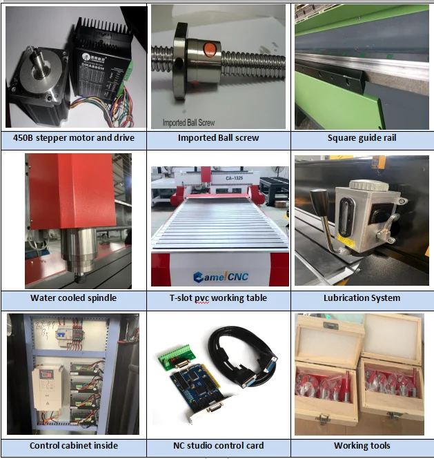 Hot Sale Wood Cutting Machine Ca-1325 1530 Wood Working Cnc Router ...