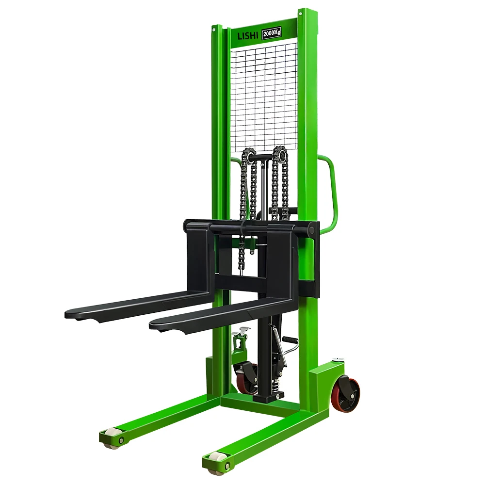 Manual Stacker Pallet Stacker Hydraulic 2000kg Forklift
