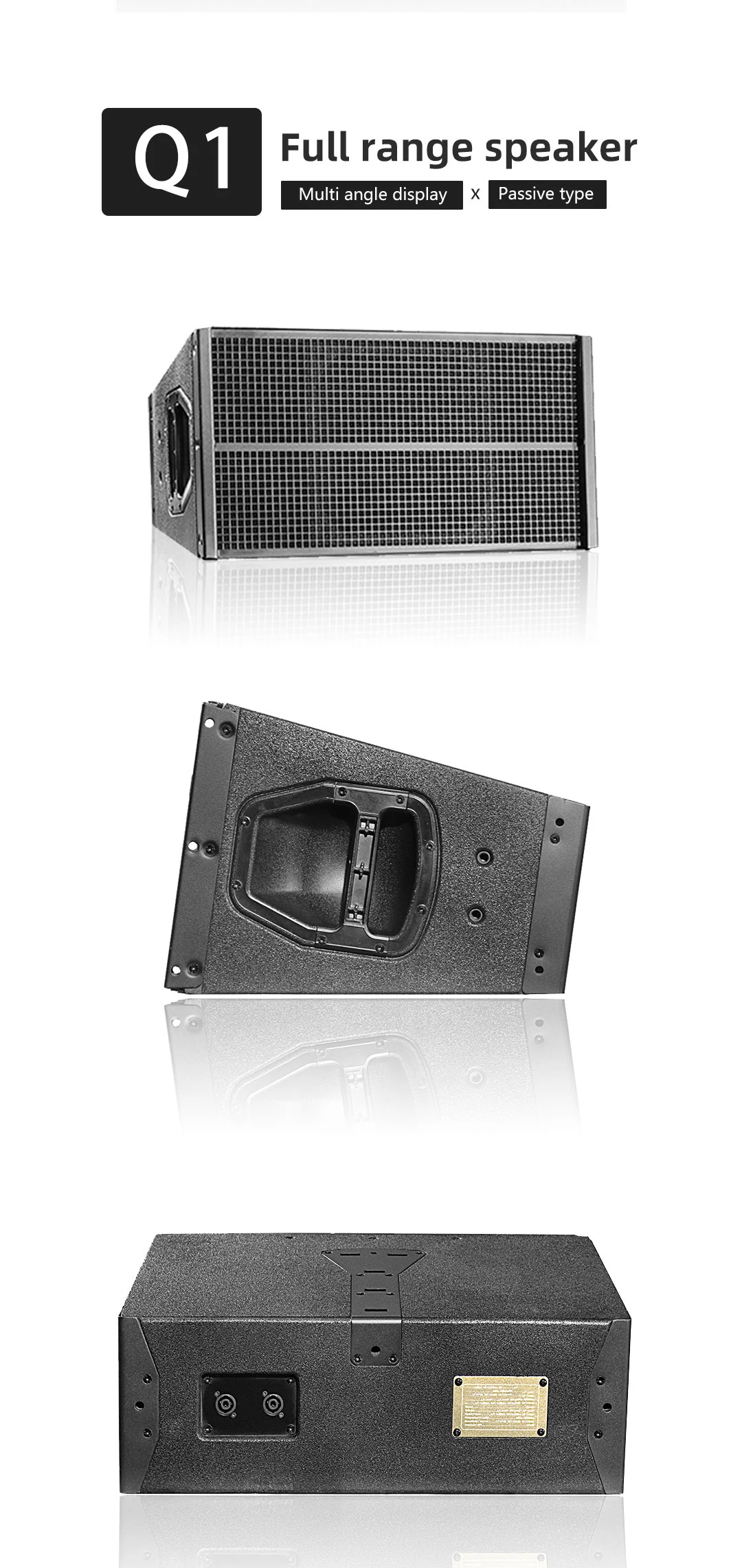 Q1 Dual 10 Inch Line Array Speakers Professional Sound System For Stage Pa Speaker - Buy Line ...