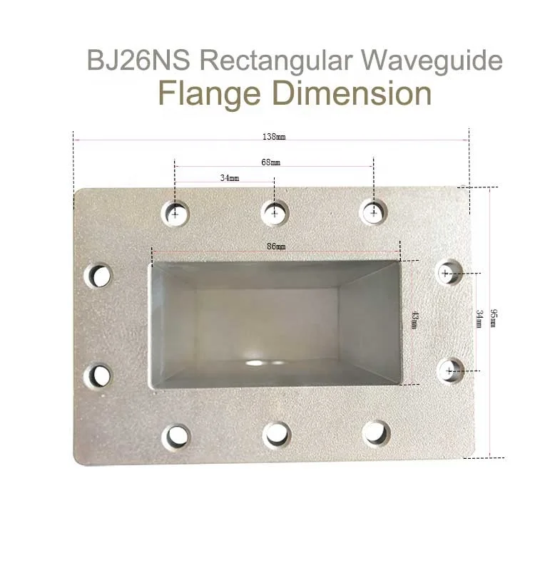 BJ-26NS Industrial Microwave Rectangular Waveguide| Alibaba.com
