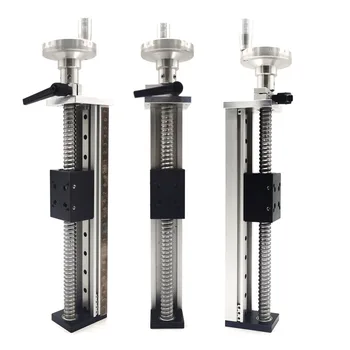 Xyz Axis Cnc Manual Linear Rail Guide Motion Slide Stage400-600mm ...
