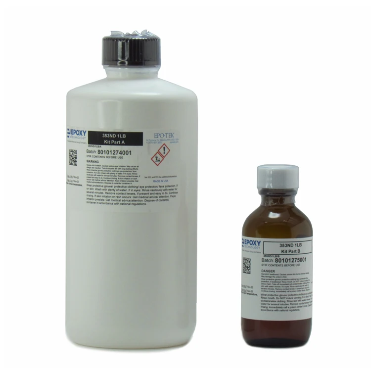 Wholesale Epo-tek Fiber Optic Polishing Epoxy 353nd Epoxy Two Component 10/1 Ratio - Buy Epoxy ...