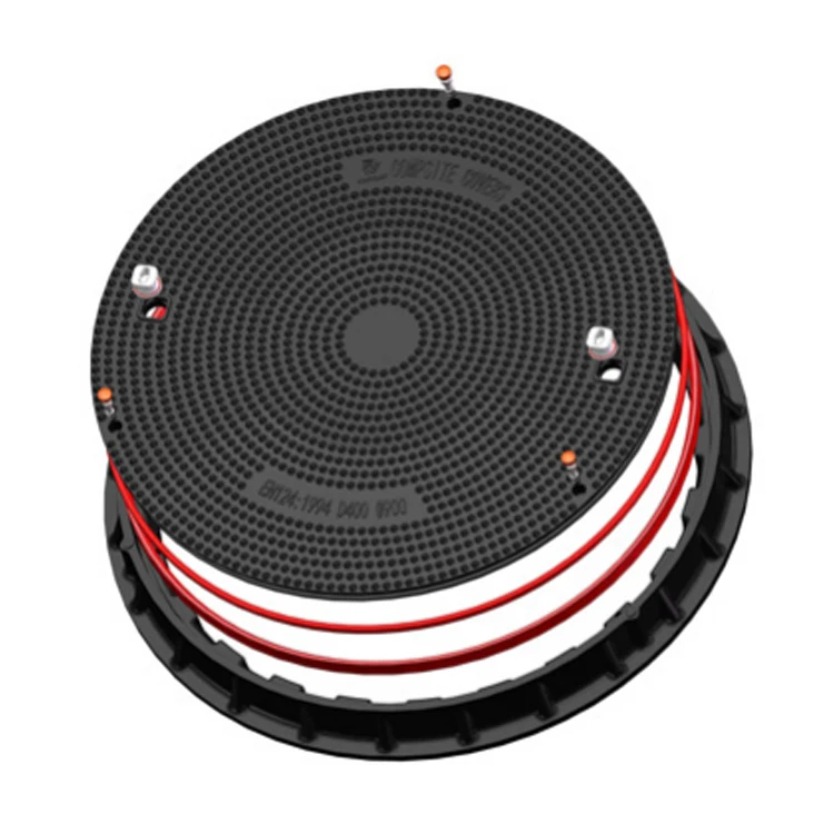 Composites Round Electrical Plastic Sewer Lid Smc Manhole For Chamber ...