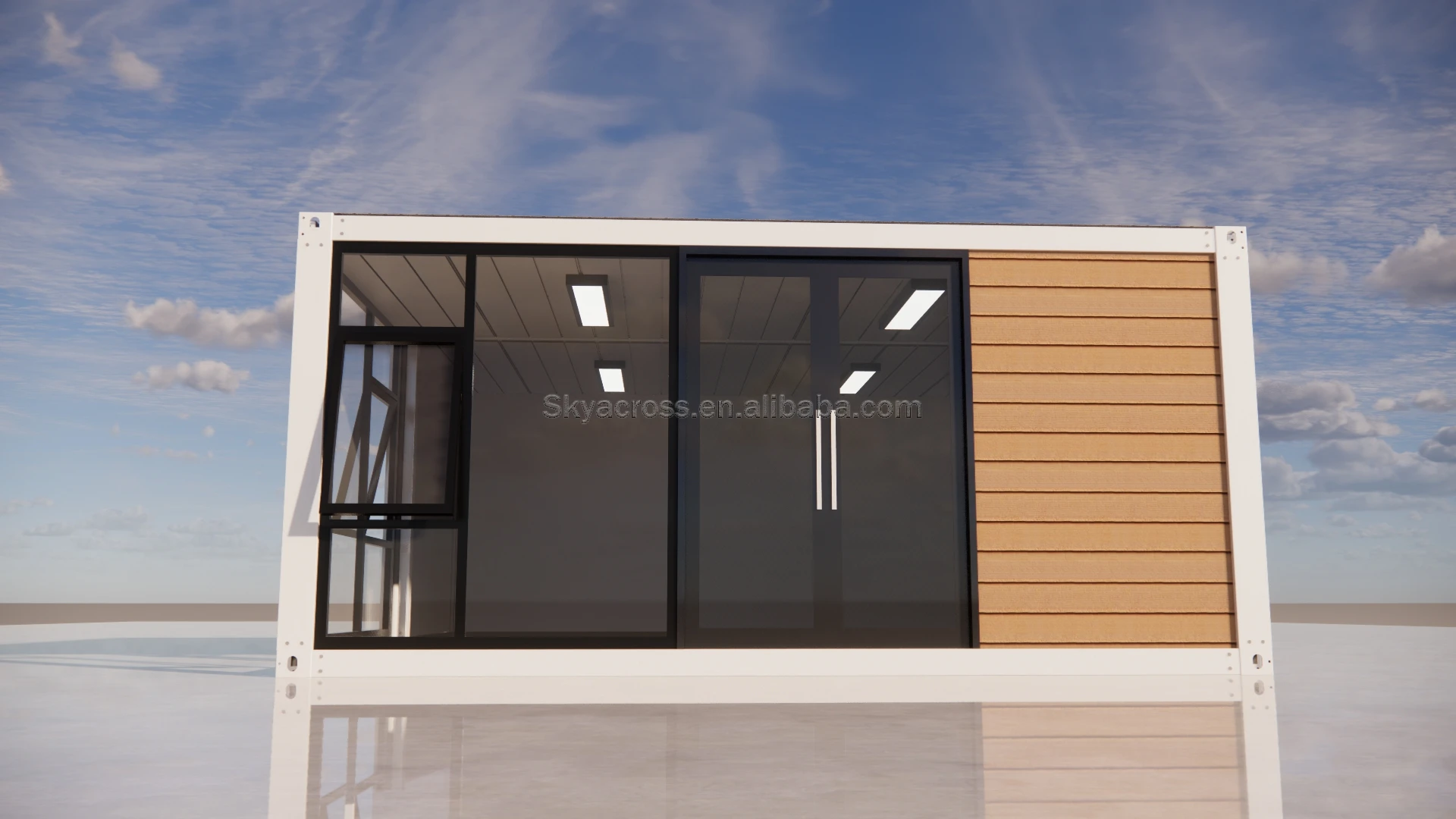 Prefabricated Container House 3 Rooms Storage Container House - Buy Hot ...