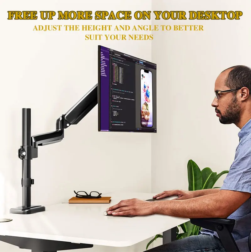 Swivel Retractable Wall Stand For Laptop And Monitor Office Equipment ...