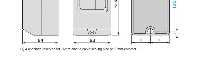 The Original Motor Circuit Breaker Waterproof Box GV2MC02 Is Suitable ...
