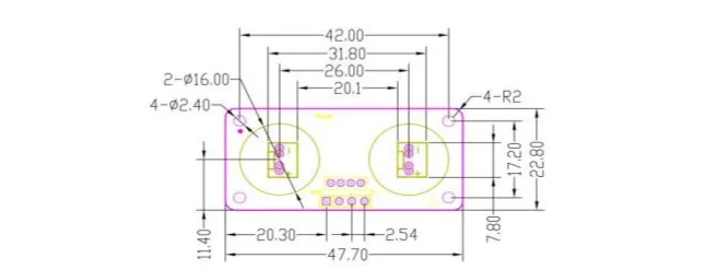 Waterproof Ultrasonic Sensor Module for Distance Measurement