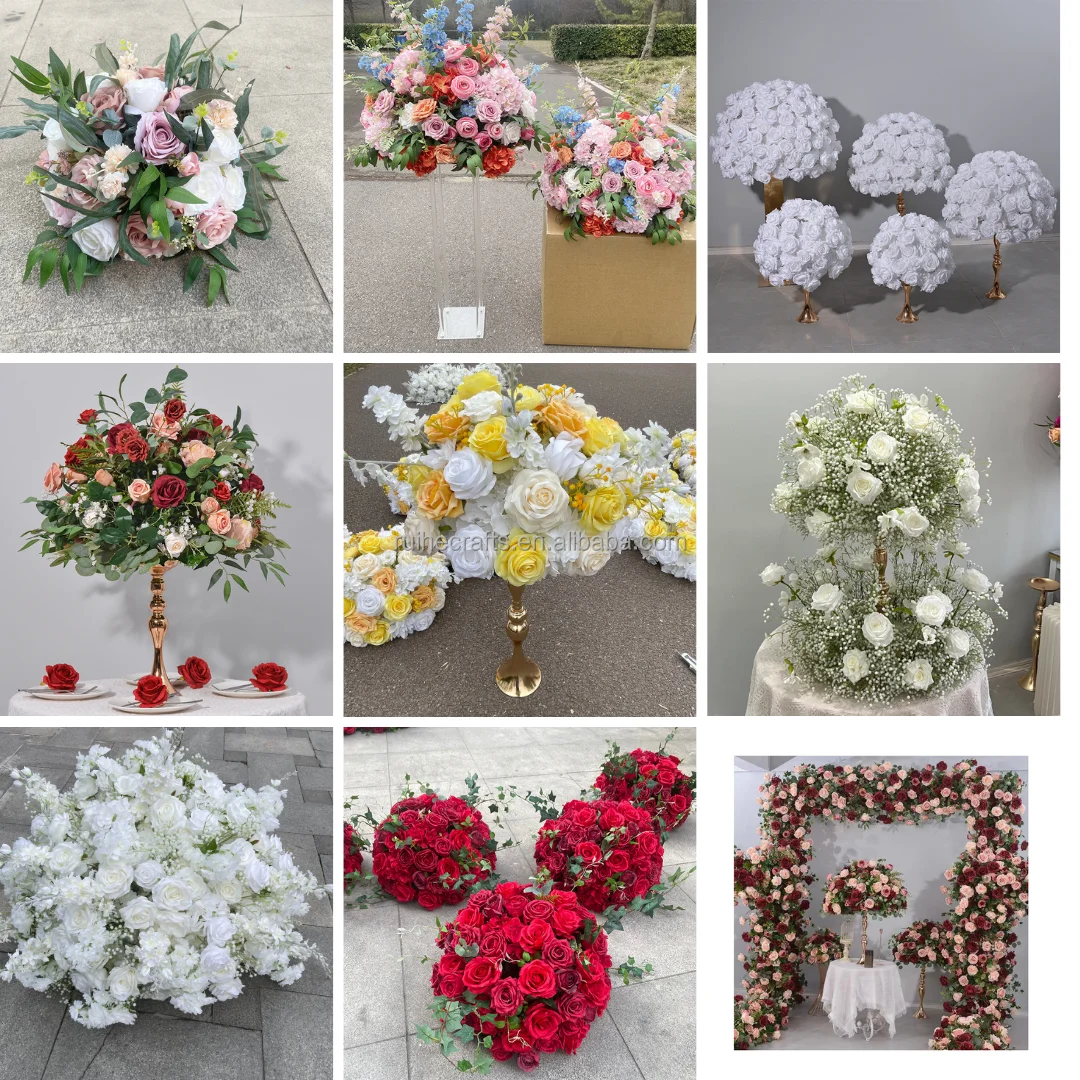 White and Cream Baby Breath Plinth Flower Arrangement Artificial ...