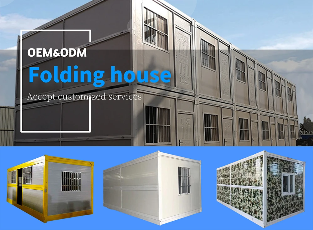 High Quality Portable Container Hut Folding Prefabricated House Office ...