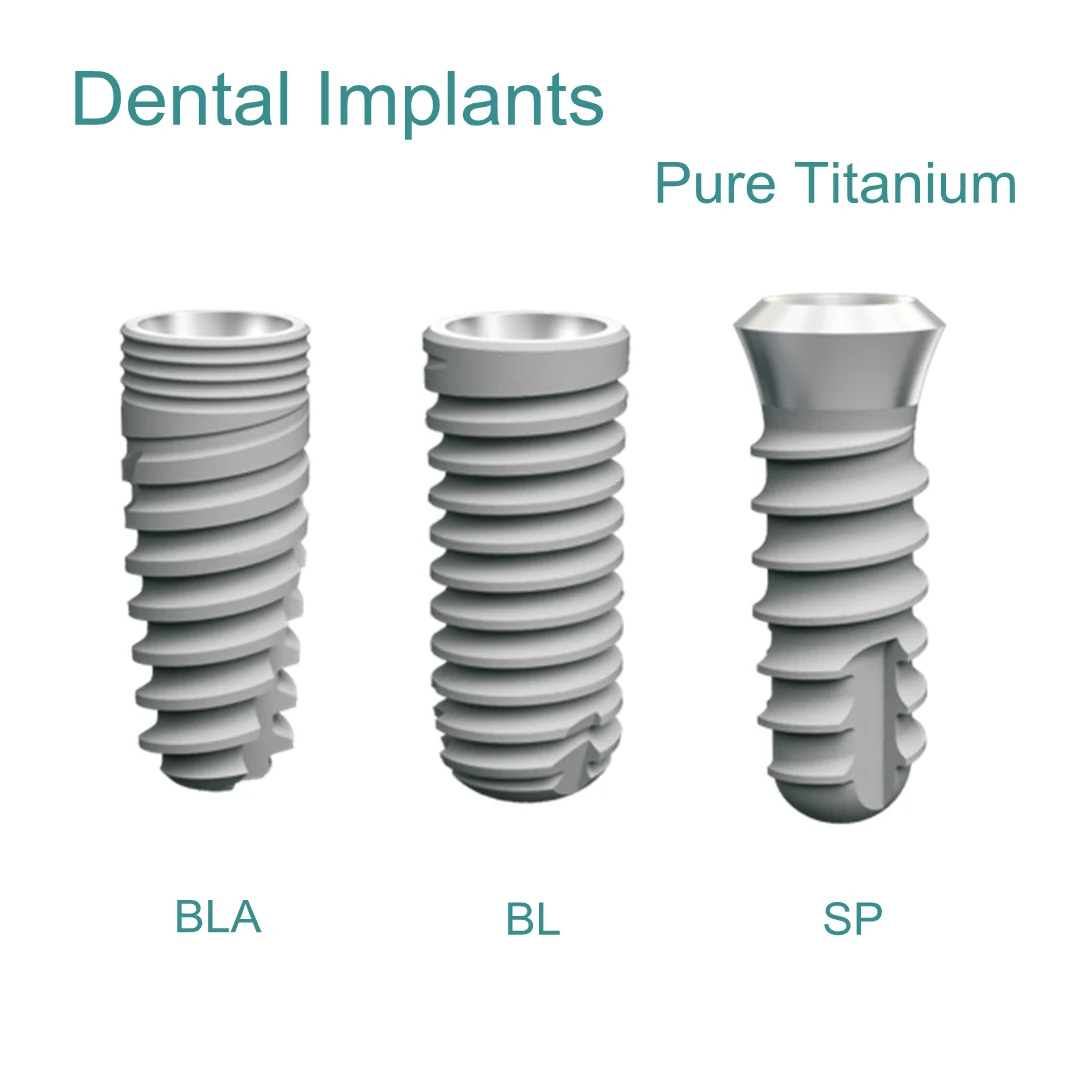 Titanium Dental Implant Fixture Bone Level Dental Implant Screw - Buy ...