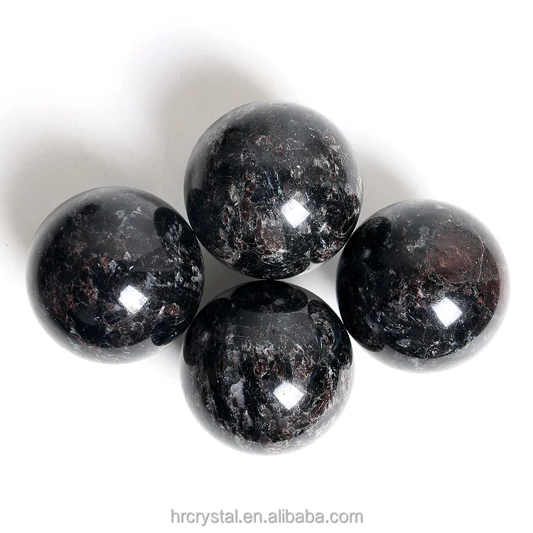 Semi-precious Fireworks Stone Folk Crafts Flash Astrophyllite Ball ...