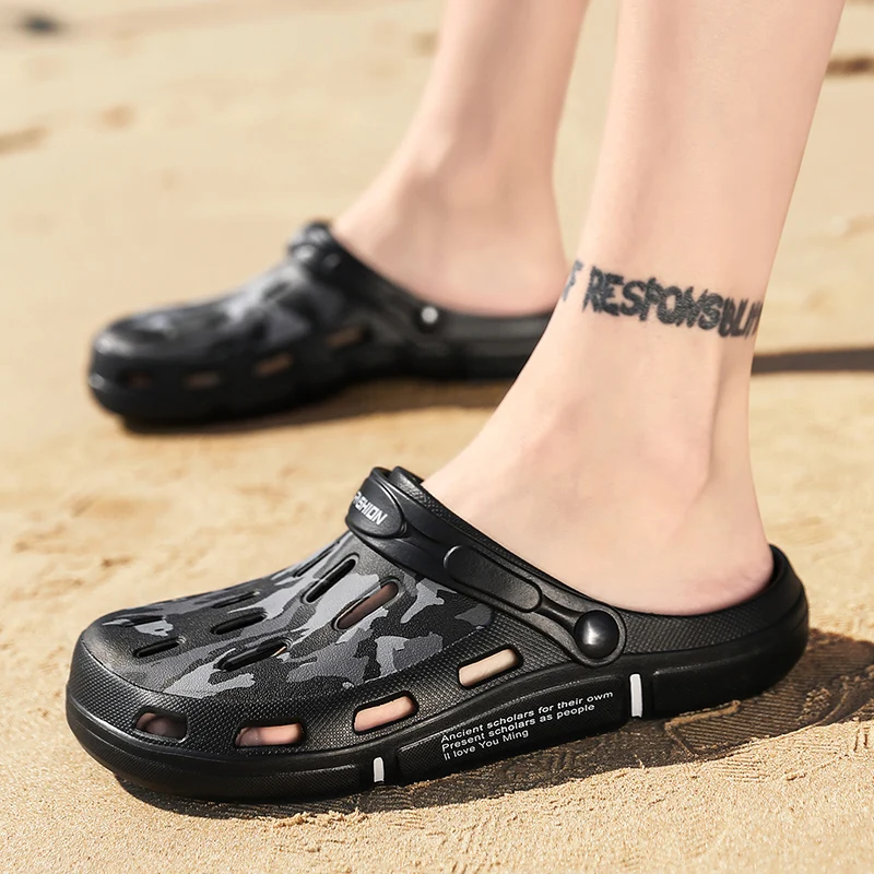 2023 Adult Custom Camo Garden Clogs & Mules Mules Eva Injected Garden ...