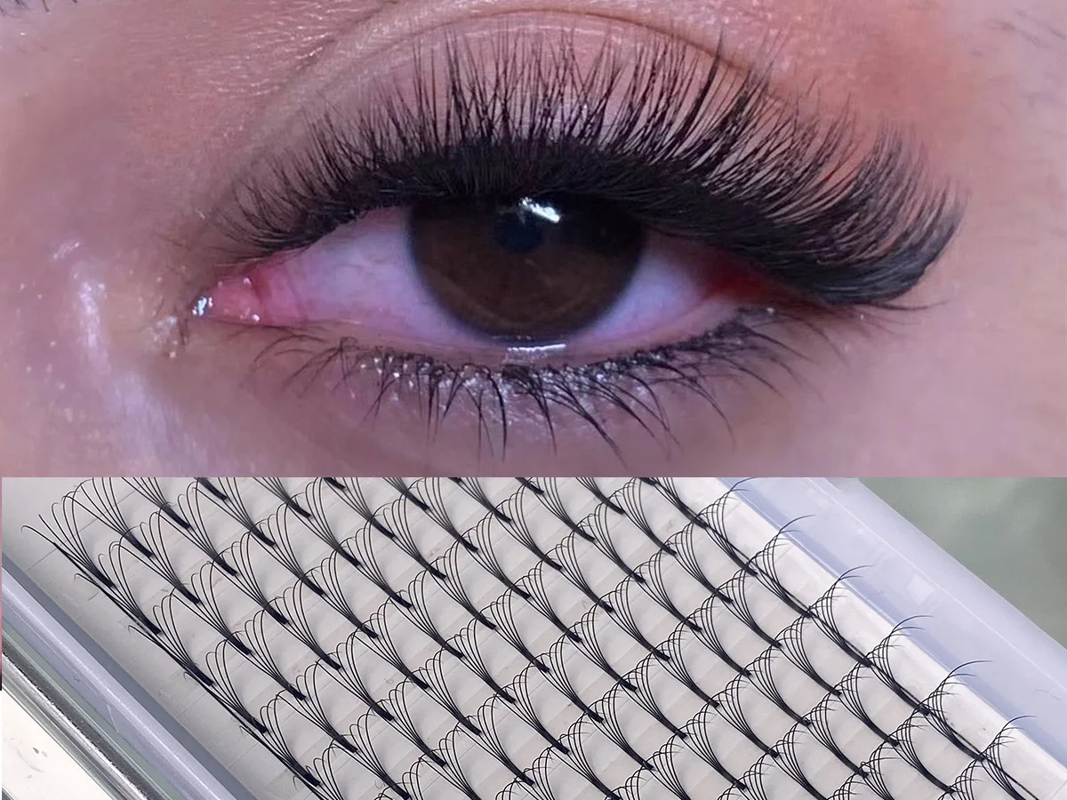 Promade Volume Fans Long Stem Faux Mink 3d 4d 5d 6d 7d Superroots ...