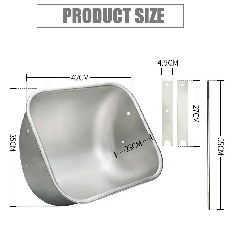 LMP-10 Stainless Steel Pig Feeder Sow Feeding Trough for Pig Nursery ...