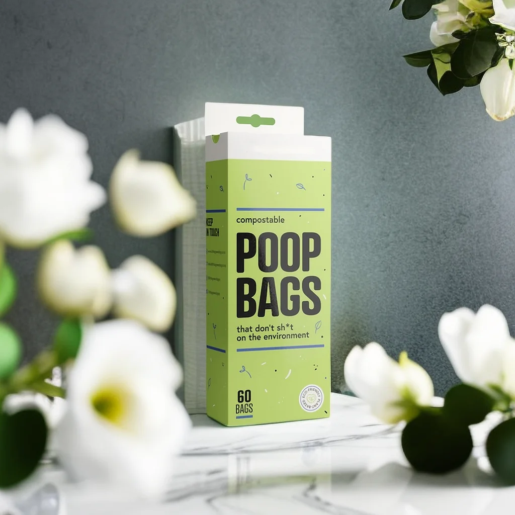 Compostable Disposable Dog Poop Bag Carriers - Buy Custom Cornstarch ...