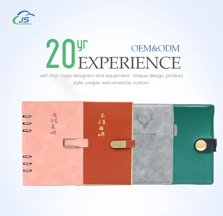 Promotional Custom Logo Leather Notebook Business Meeting Loose-leaf ...