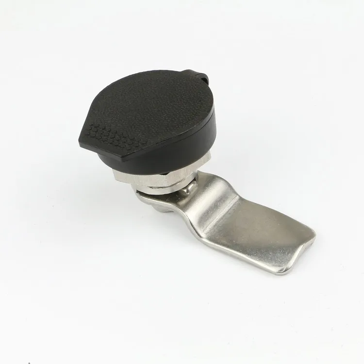 Quarter Turn Cam Lock with Waterproof Cover - Stainless Steel