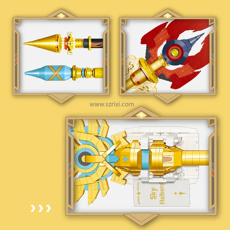 Jie Star 58110 Idea Magic Wand Model Creative Weapon Bricks Assembling ...
