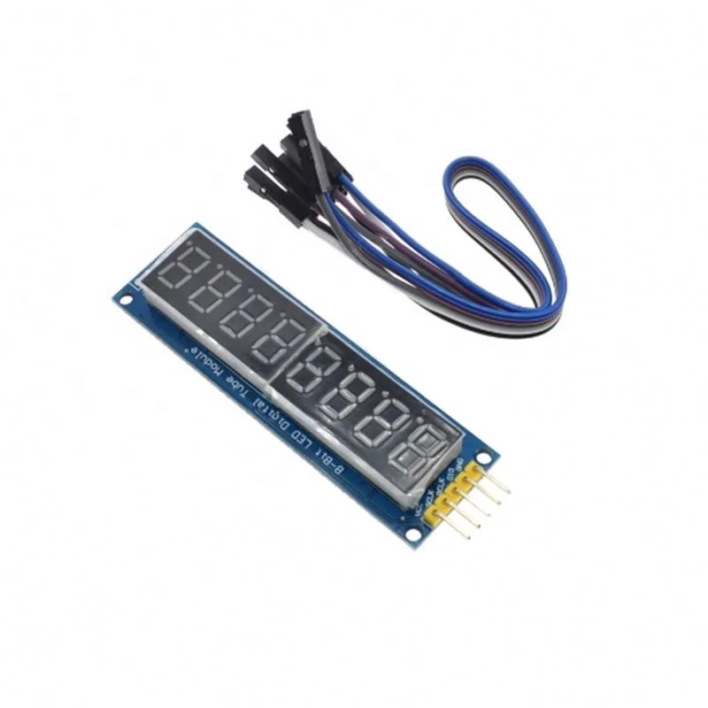 8 digital control module eight serial LED display module 595 drives the display with line ...