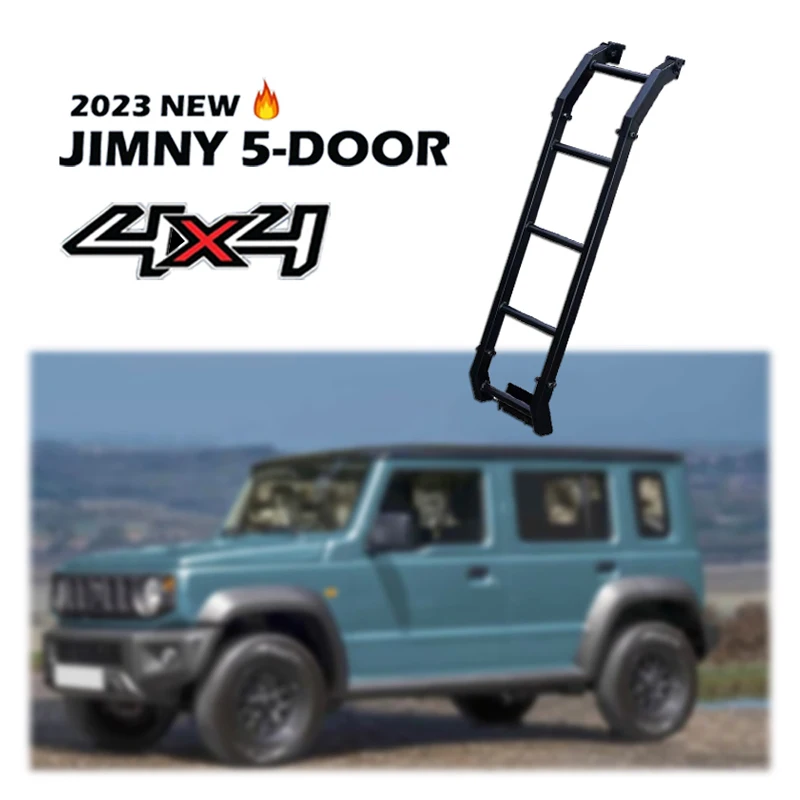 Jimny Accessories Aluminum Rear Ladder For Suzuki Jimny 5 Doors - Buy ...