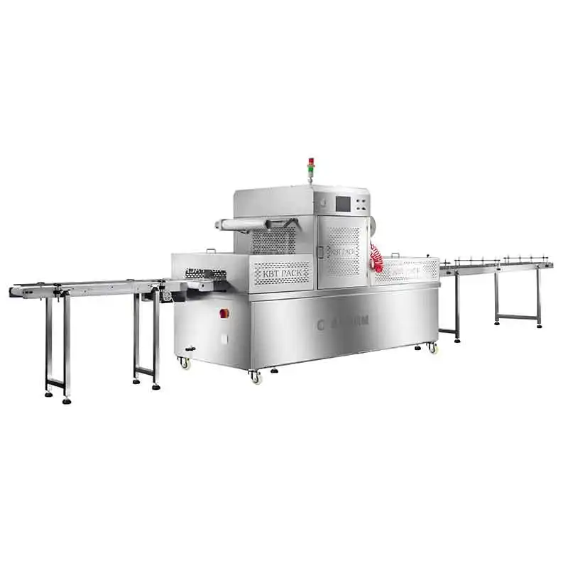 Continuous MAP Steak Modified Atmosphere Packaging Machine Meat Sausage ...