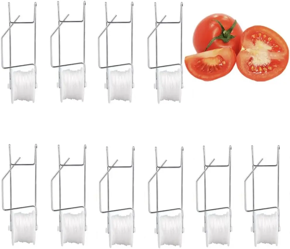 Greenhouse Tomato Trellis Support Rollerhook Roller Hook Twine Roller Spool Trellis Roller Hooks ...