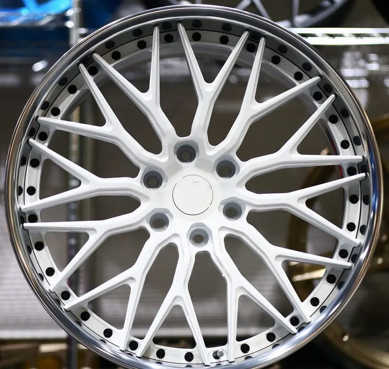 BOLUN Two Piece Gun Mental Gray 5x115 Wheels for Dodge Challenger