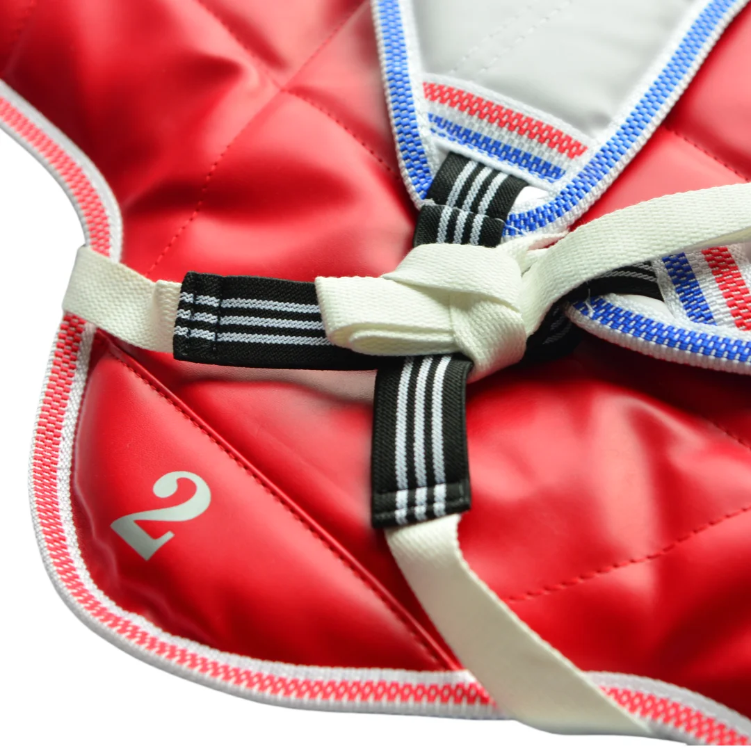 High Quality Durable Unisex Double Side Red/Blue Taekwondo Vest Chest ...