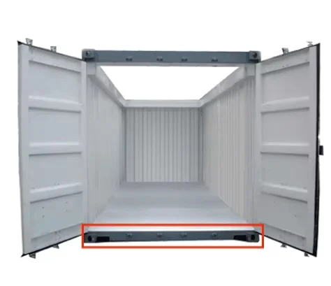 ISO Standard Steel Door Sill Rear Bottom Beam Rail Container Parts ...