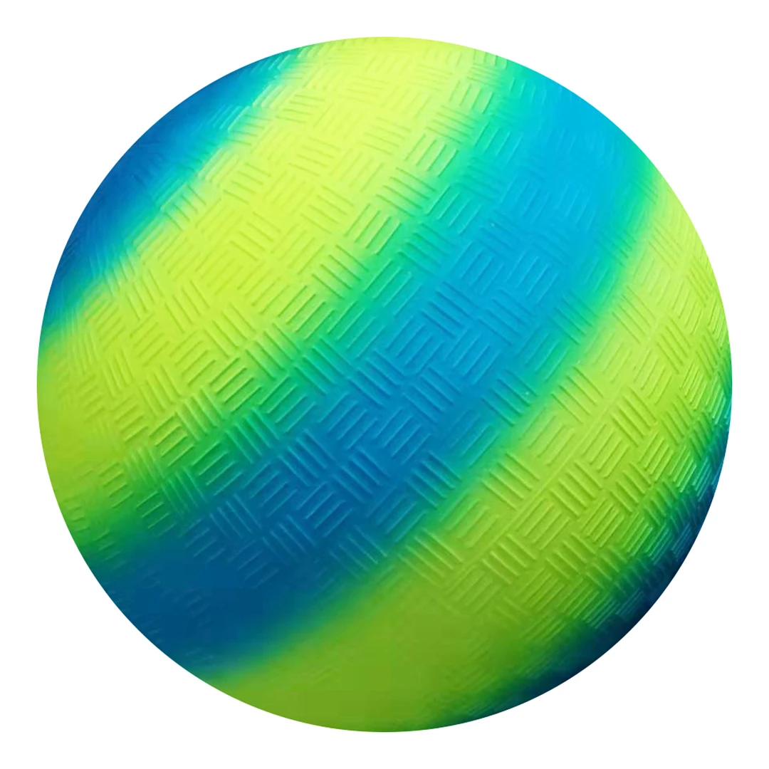 Actearlier 8.5 Inch Pvc Inflatable Rainbow Playground Balls For Kids ...