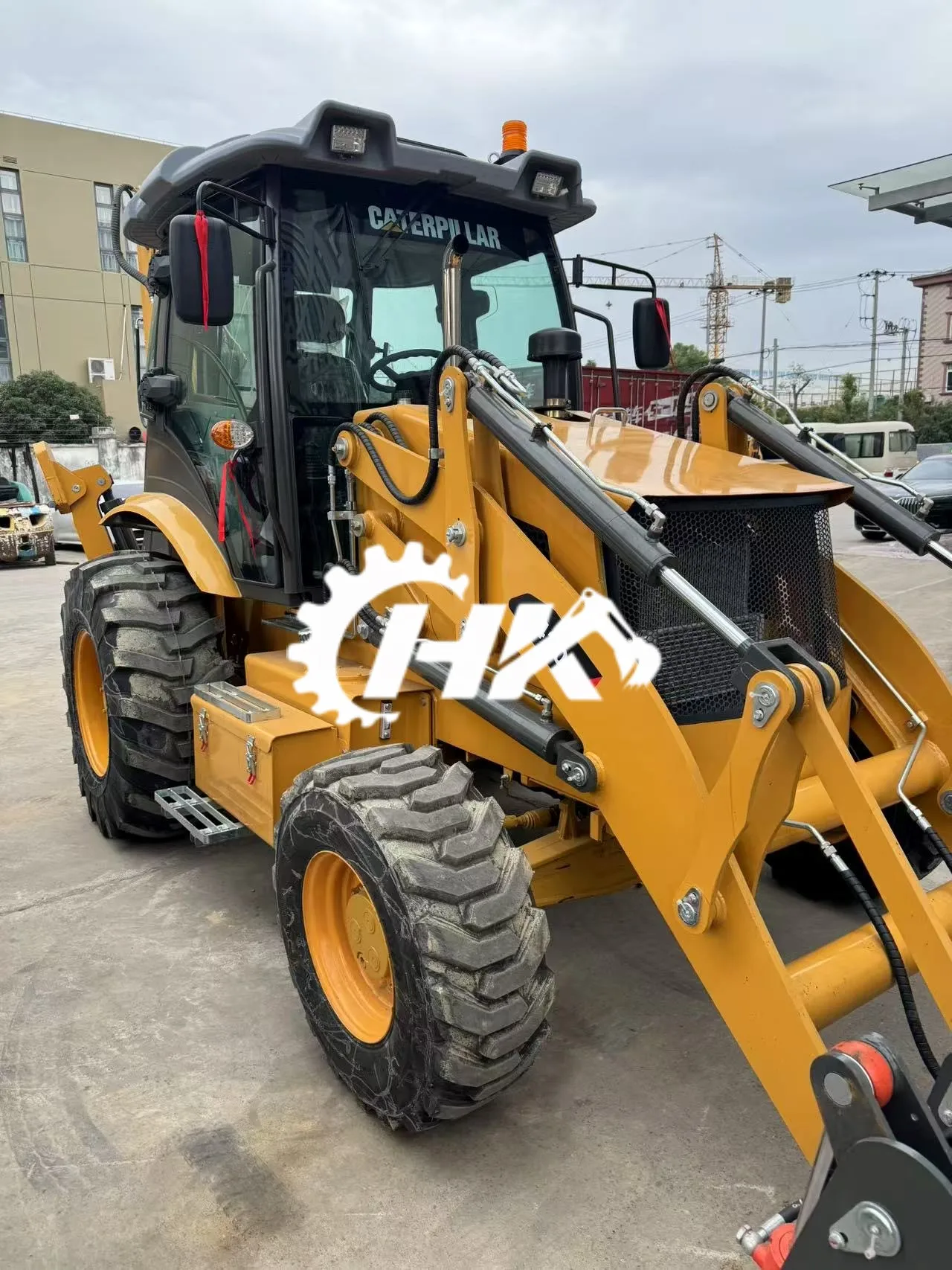 Original Japan Caterpillar Backhoe Loader 420F Used CAT Construction ...