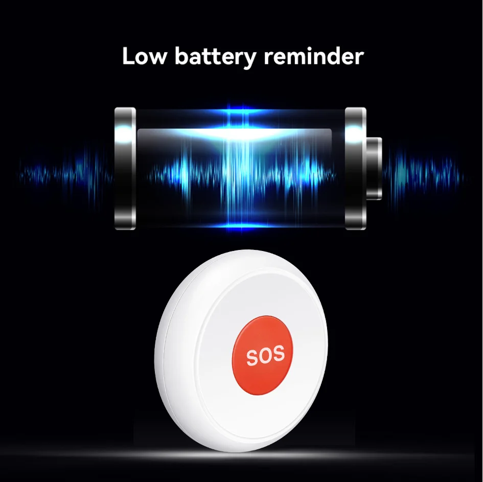 Tuya ZigBee Mini SOS Panic Button Wireless Emergency Personal Alarm for ...