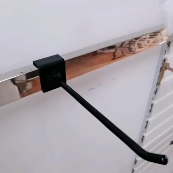 Supermarket Grocery Store Square Tube Hook Display Shelf Accessories ...