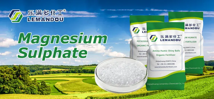 Agricultural Magnesium Fertilizer Feed Add Epsom Salt Crystal Granules ...