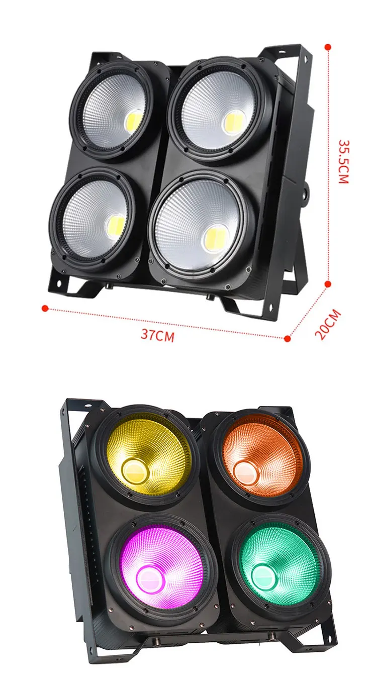4 Eyes 4x100w Rgbw Cob Led Blinder Light - Dmx Controlled, Oem
