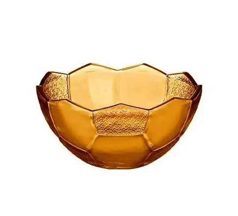 Sustainable Amber Blue Green Gray Color Glass 4" Soccer Bowl Cheap ...