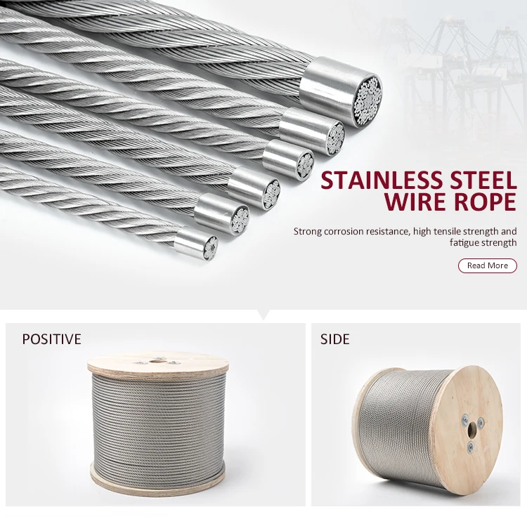 High Quality Stainless Steel Wire Rope 6*19+iwsc 2mm 3mm 4mm 5mm - Buy ...