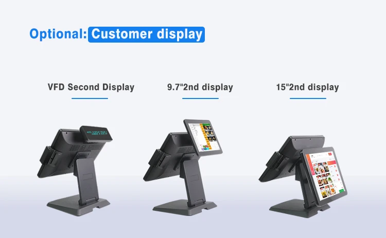 New Dual Screen Pos Machine For Sale With Stand Cash Register All In ...