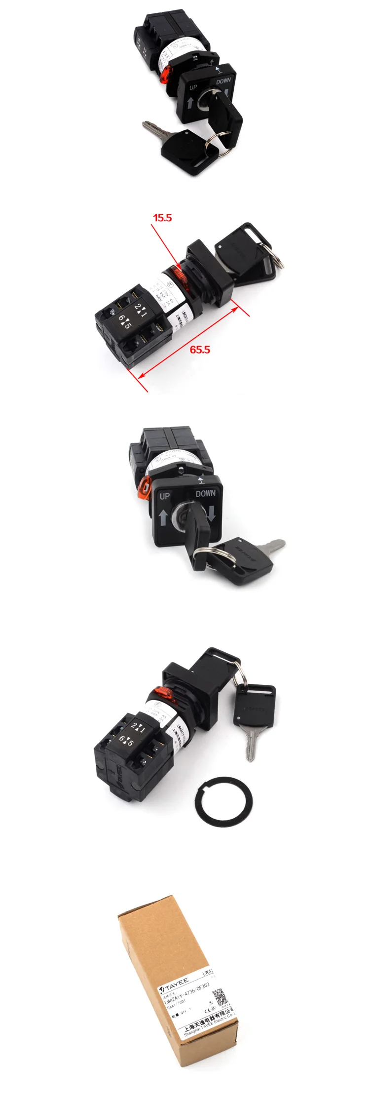 Elevator Power Lock Escalator Maintenance Switch Lw42a1y-4736of302 ...