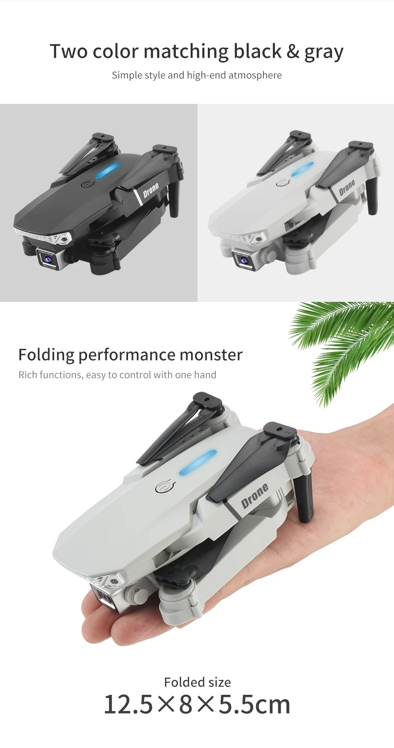 2023 E88 Pro E525 Drone with 4K HD Camera, Easy for Beginners, Real ...