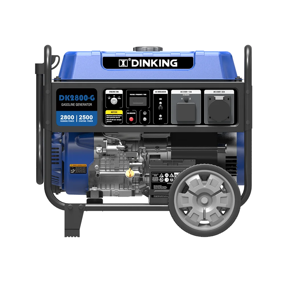 Dinking 2.8kw Open Frame Power Gasoline Generator High-efficiency Petrol Generator 220v 110v ...