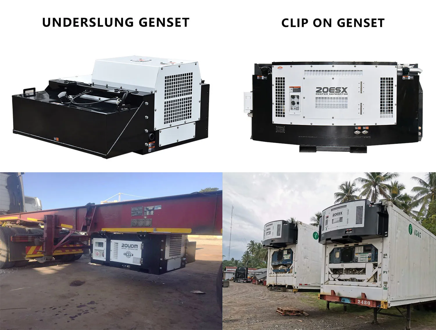 20kva Underslung Reefer Container Diesel Electric Generator