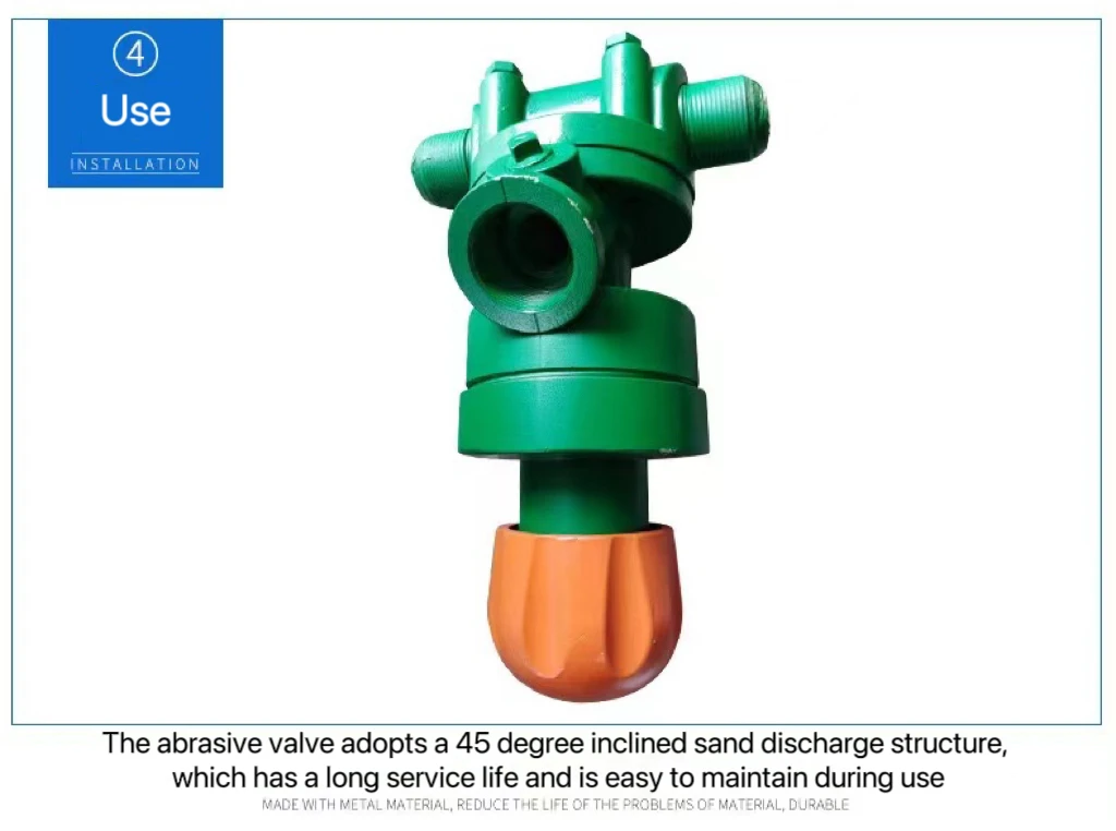 Mobile Sandblasting Machine Sand Regulating Valve Abrasive Valve ...
