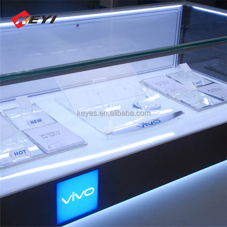 Customize Design Mobile Phone Showroom Metal Cell Phone Accessory ...